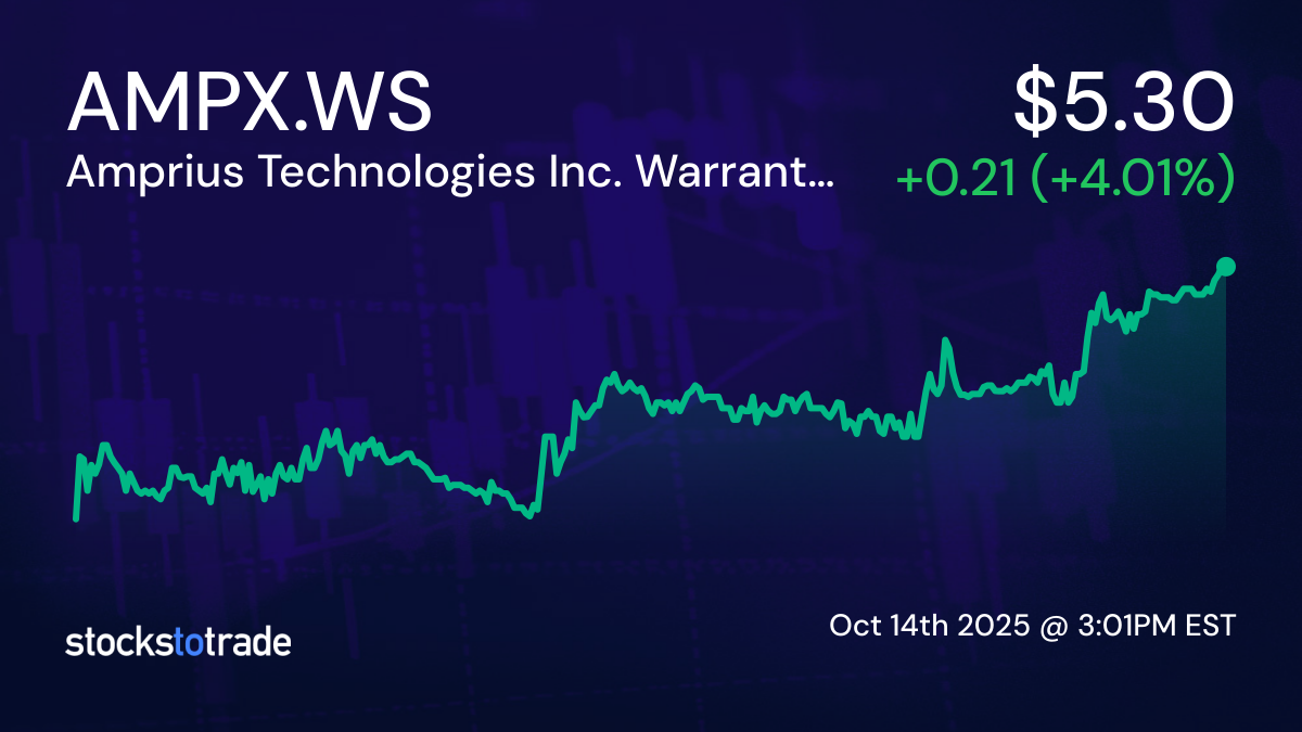 Amprius Technologies Inc. Warrants to purchase one share of Common ...