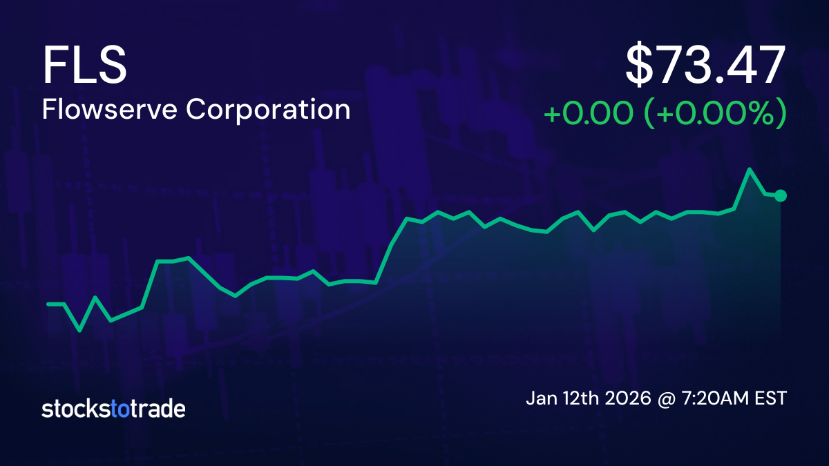 Flowserve Corporation (FLS) Stock Price | Live Quotes & Charts | NYSE