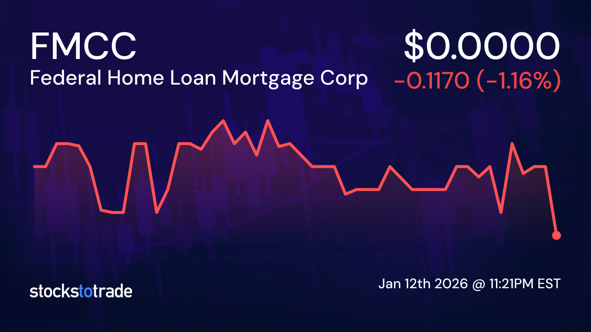 Federal Home Loan Mortgage Corp (FMCC) Stock Price | Live Quotes ...