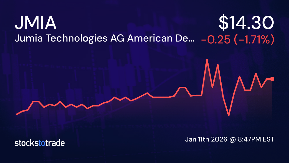 Jumia Technologies AG American Depositary Shares each representing two ...