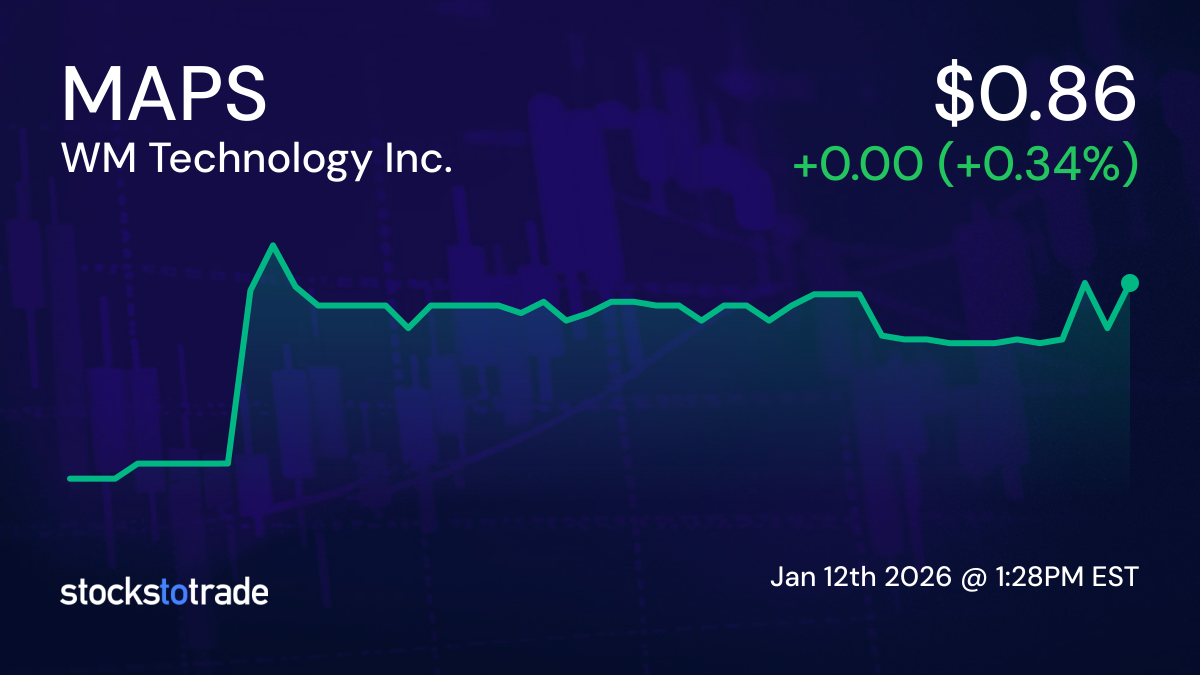 WM Technology Inc. (MAPS) Stock Price | Live Quotes & Charts | NASDAQ