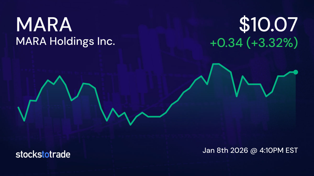 MARA Holdings Inc. (MARA) Stock Price | Live Quotes & Charts | NSC