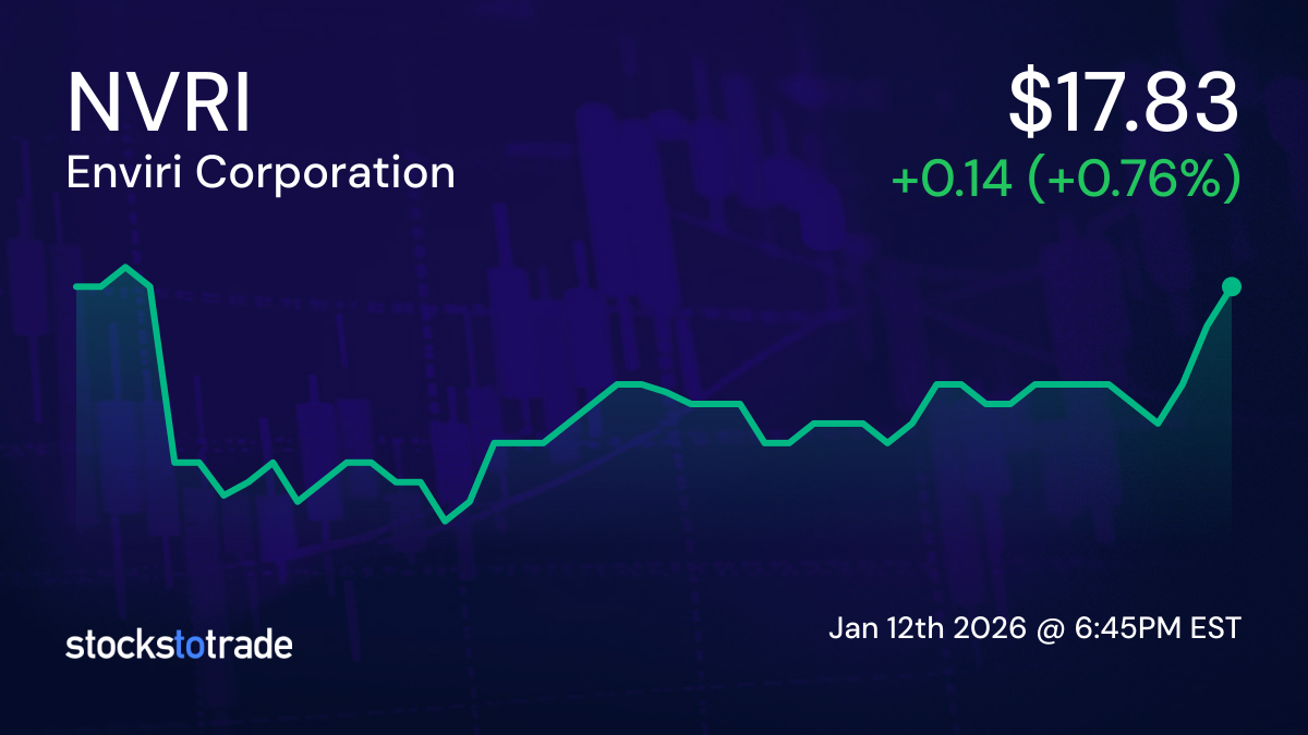 Enviri Corporation (NVRI) Stock Price | Live Quotes & Charts | NYSE
