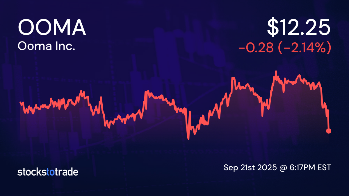 Ooma Inc. (OOMA) Stock Price | Live Quotes & Charts | NYSE