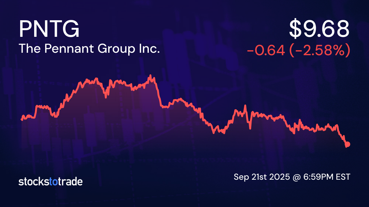 The Pennant Group Inc. (PNTG) Stock Price | Live Quotes & Charts | NASDAQ