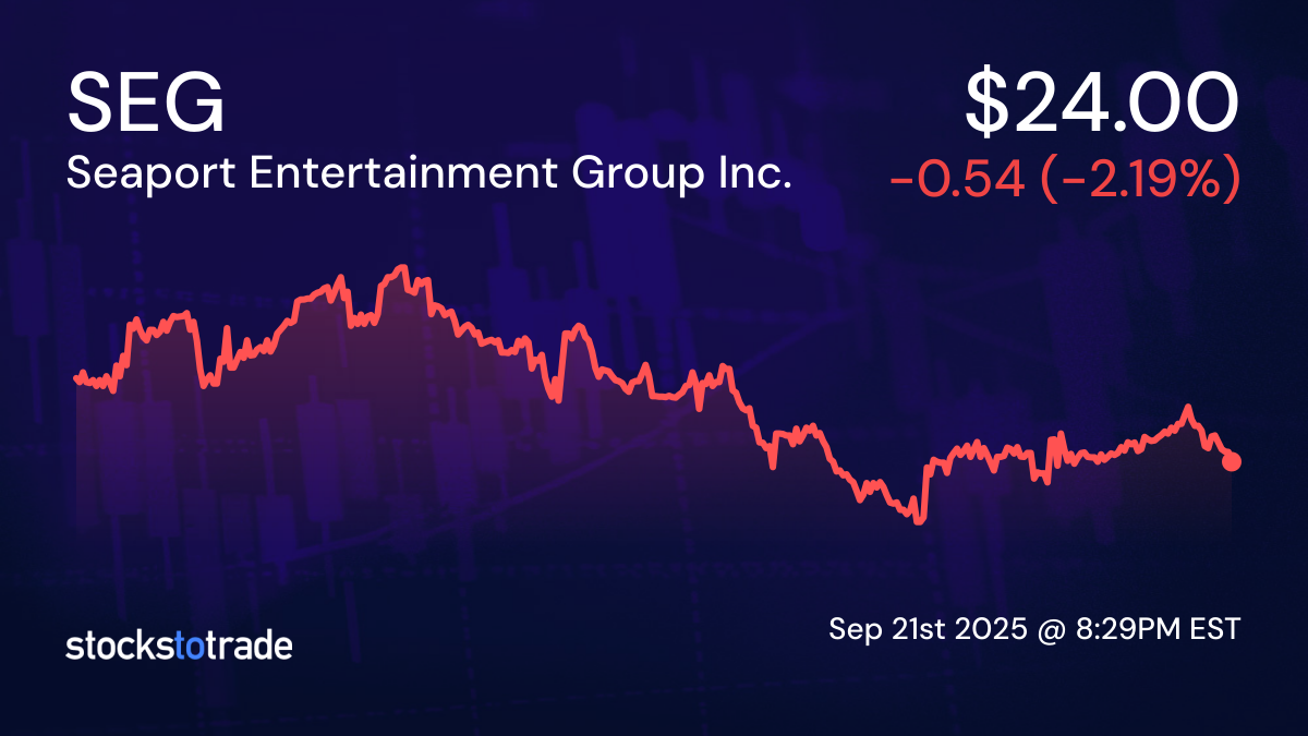 Seaport Entertainment Group Inc. (SEG) Stock Price | Live Quotes ...